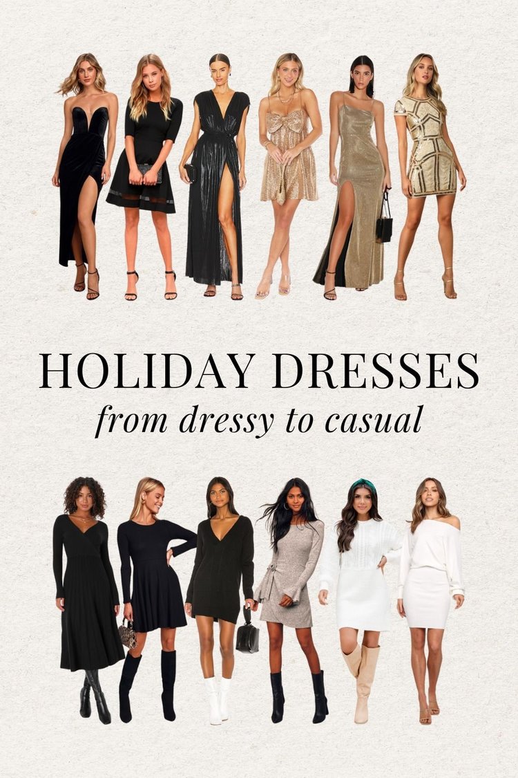 Chic Holiday Party Dresses From Casual to Classy