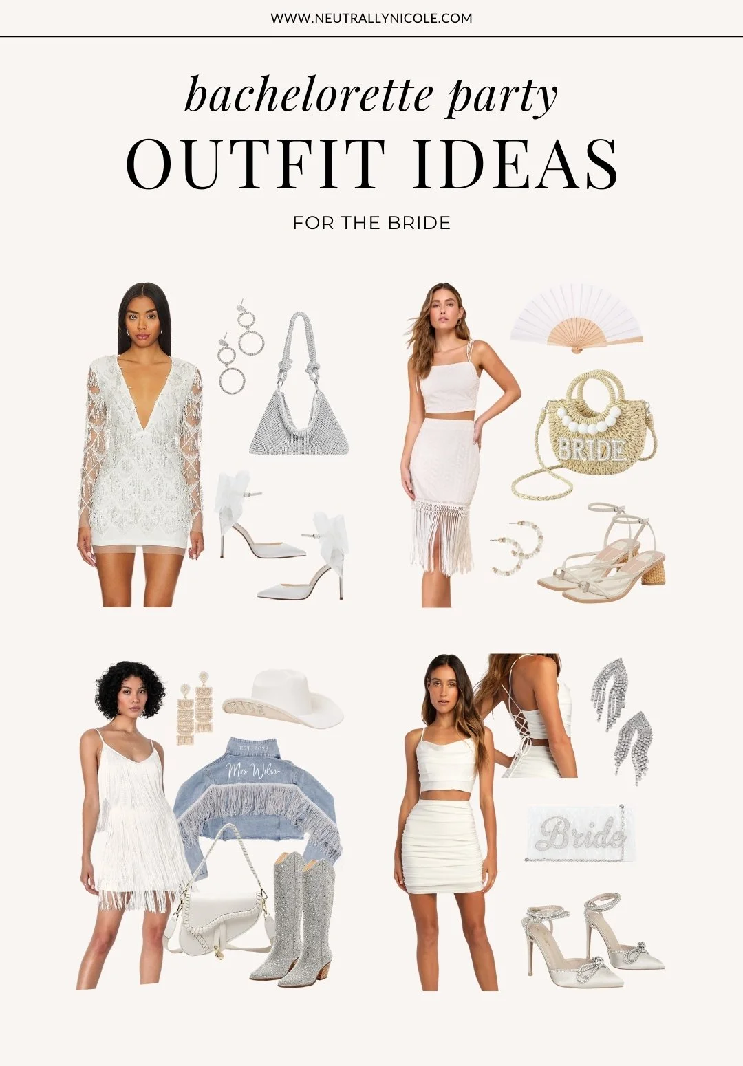The Bride Edit: Bachelorette Outfit Ideas