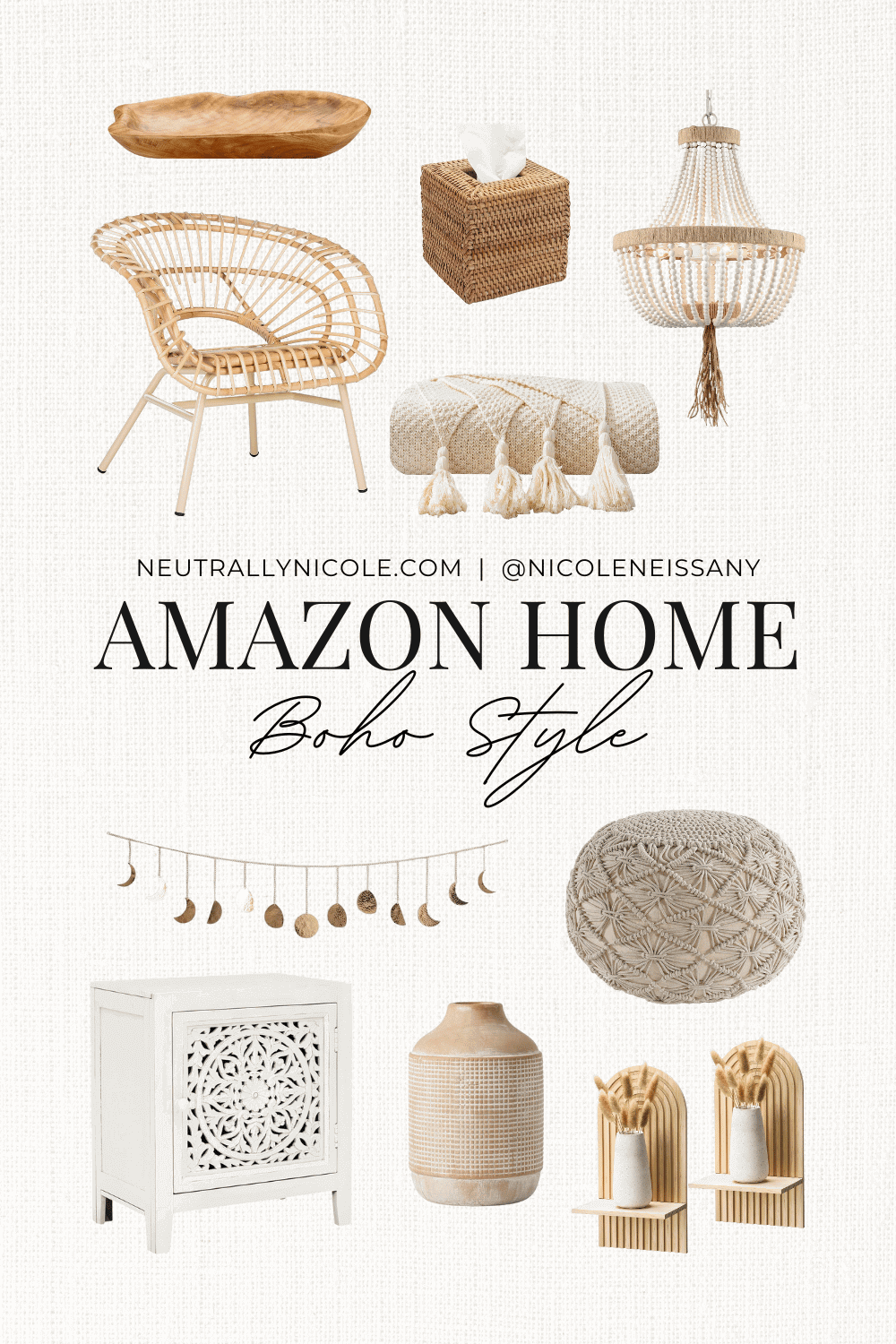 100 Best Neutral Boho Home Decor From Amazon