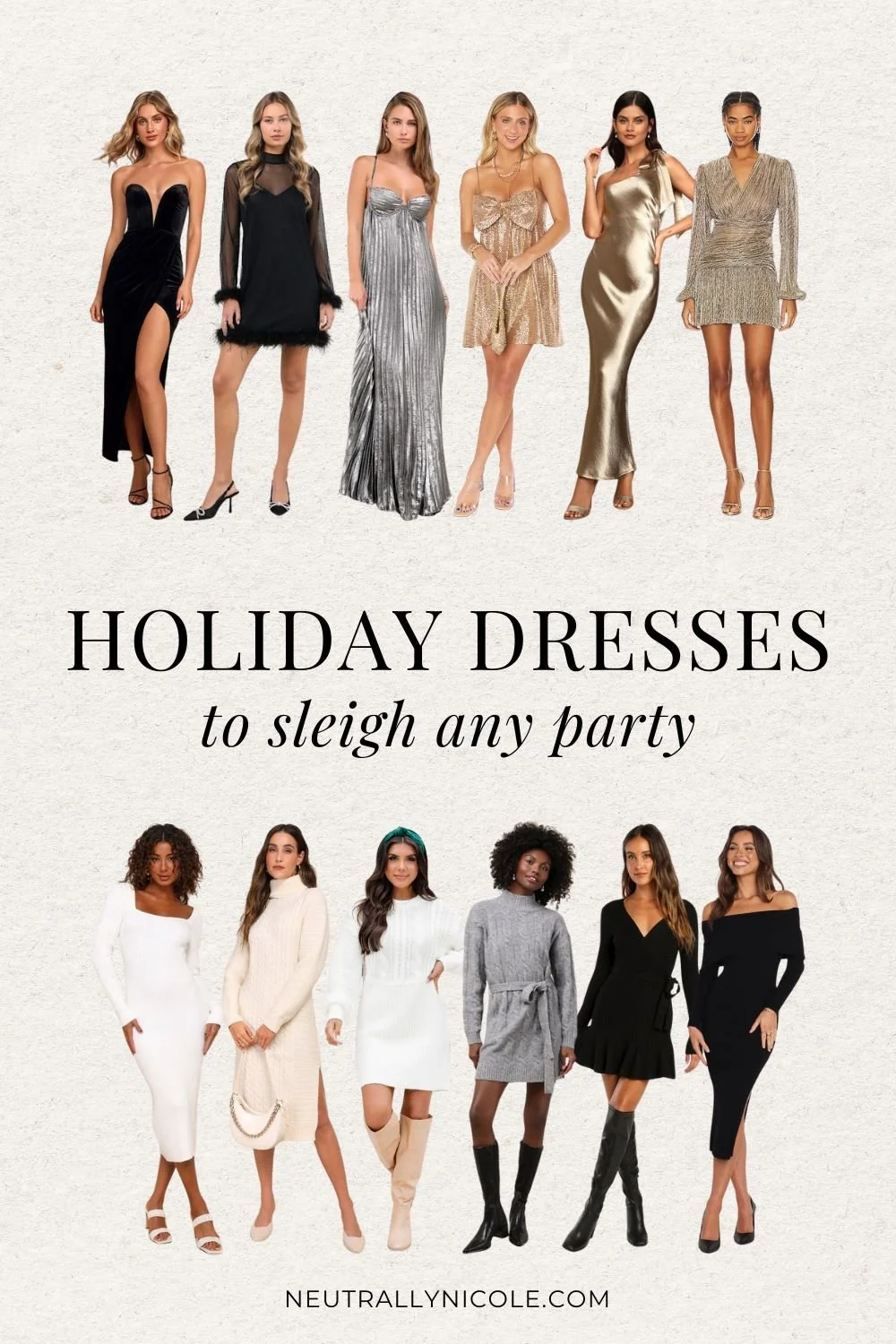 Chic Holiday Dresses to Sleigh Any Party