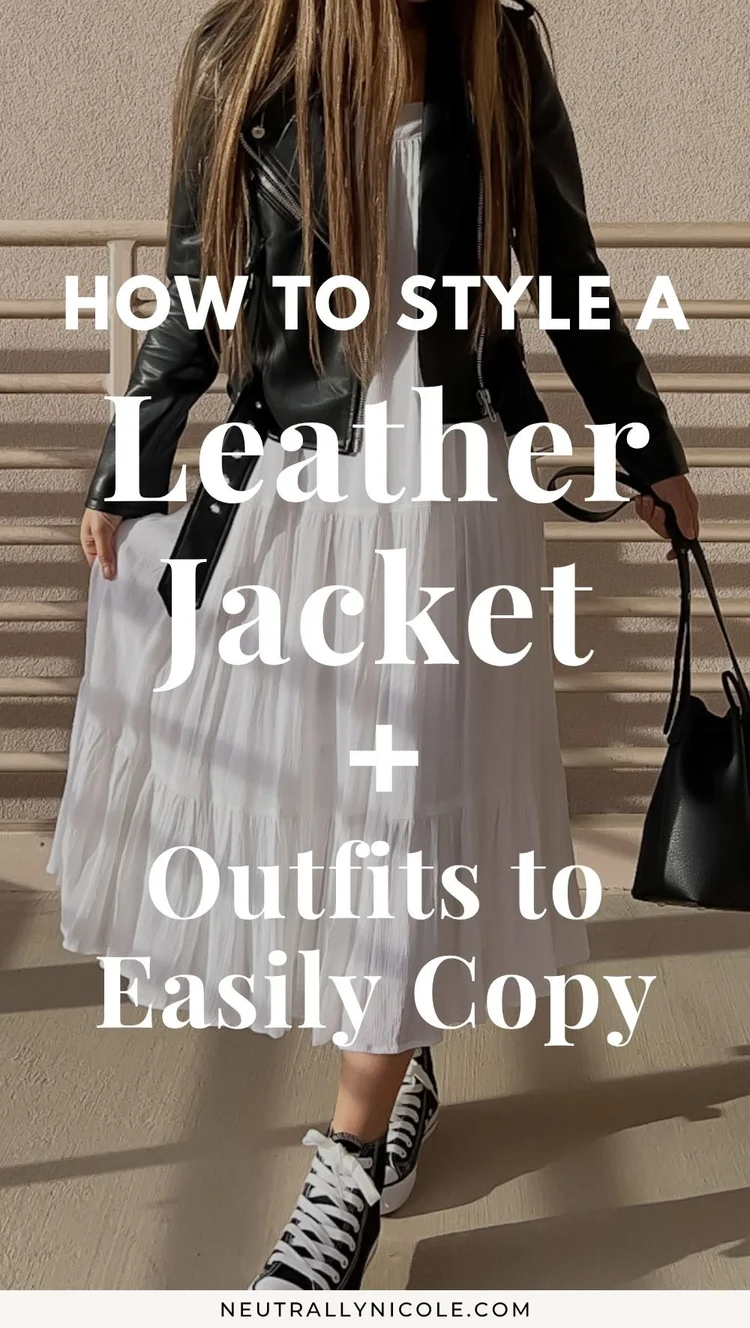 Cute Leather Jacket Outfits That Are Effortlessly Cool