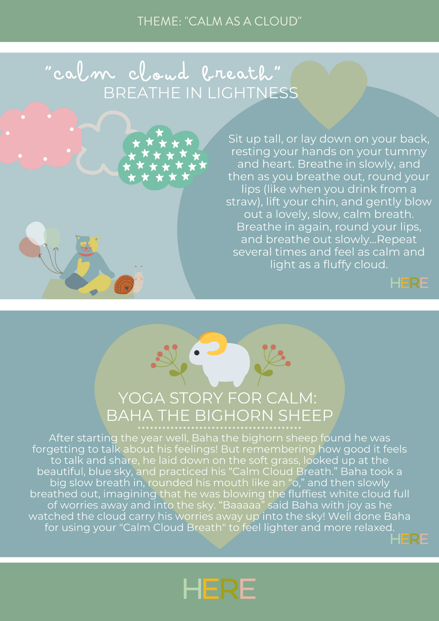 NECC Elevate "The Seasons" Mindfulness Activities For Children — HERE ...