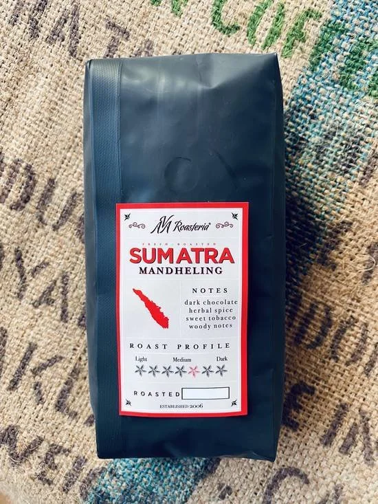 Buy Sumatra Mandheling Whole Beans — AVA Roasteria