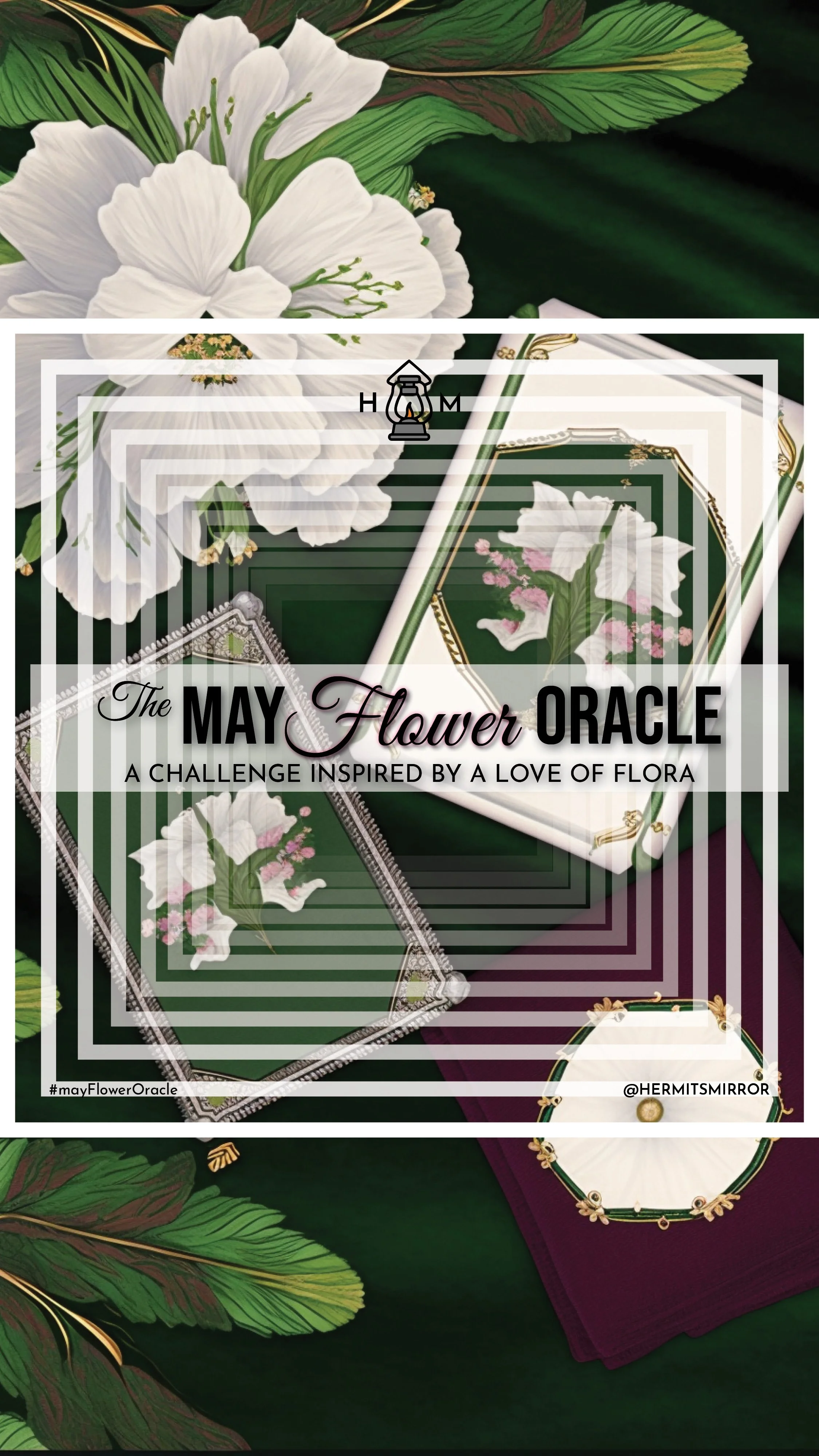The May Flower Oracle Divination Challenge — Hermit's Mirror