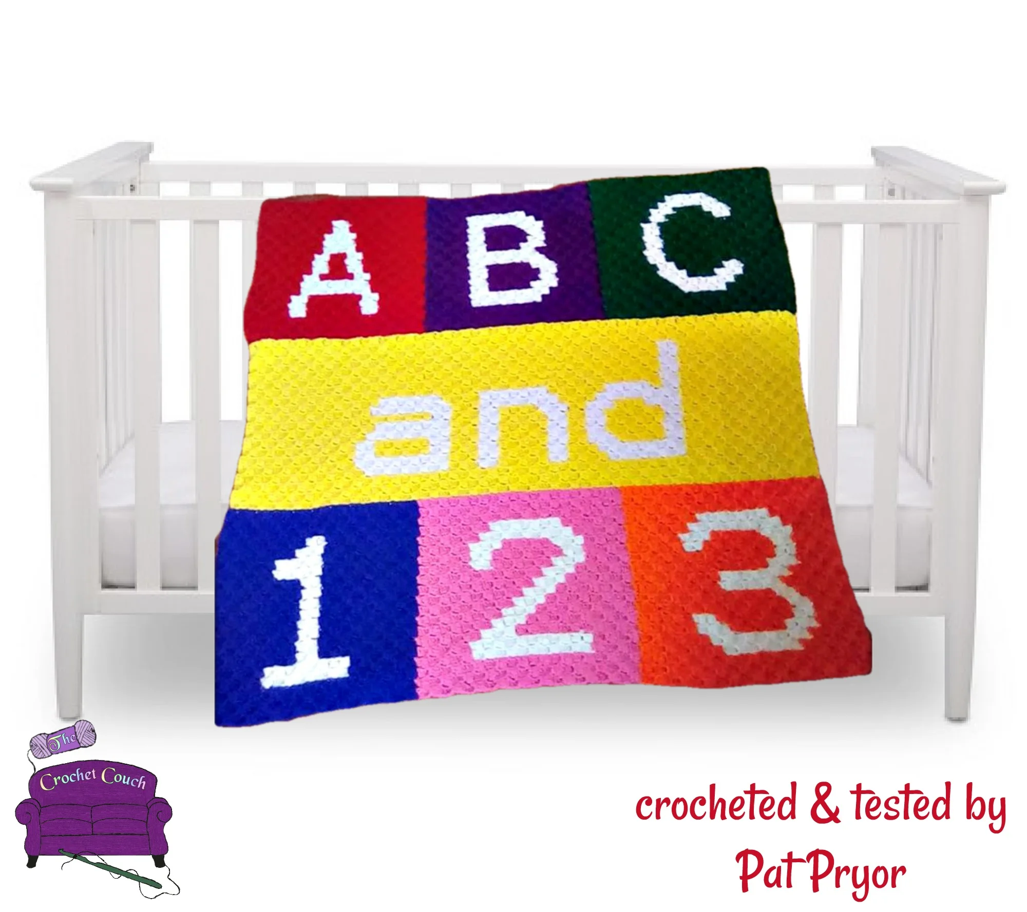 Elephant Baby Afghan, C2C Crochet Pattern