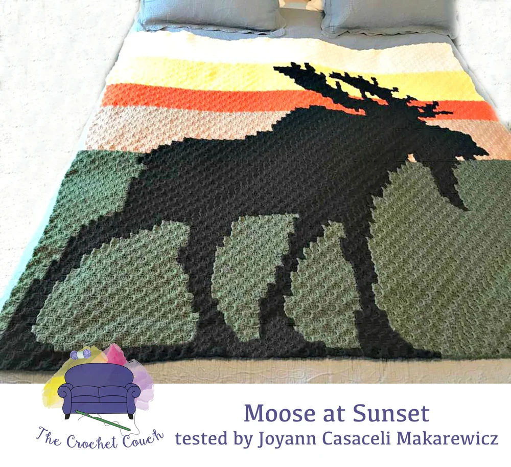 Crochet Moose Afghan Pattern