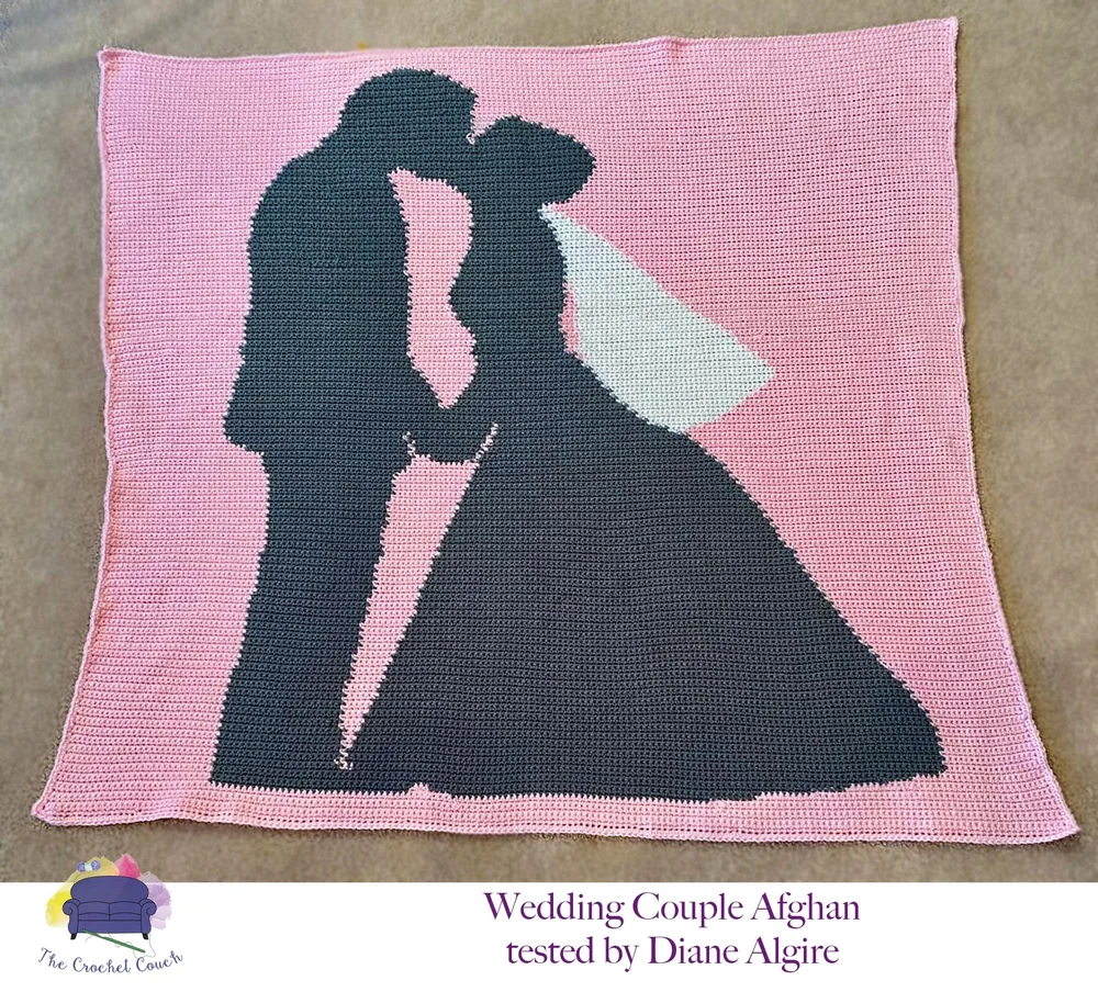 Crochet wedding blanket free pattern | Beachweddingtips.com