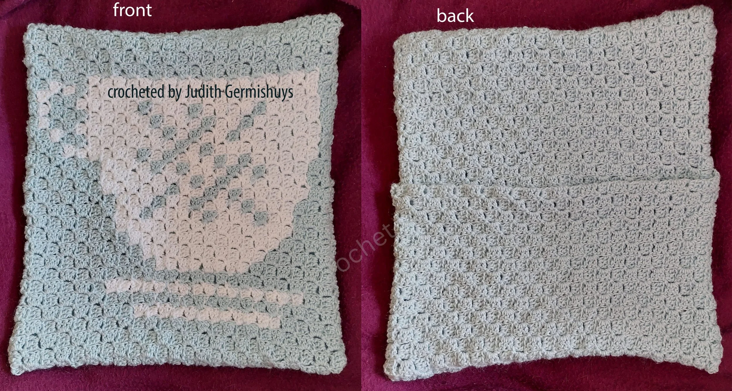 Teacup Pillow Crochet Pattern – Cozy C2C Design