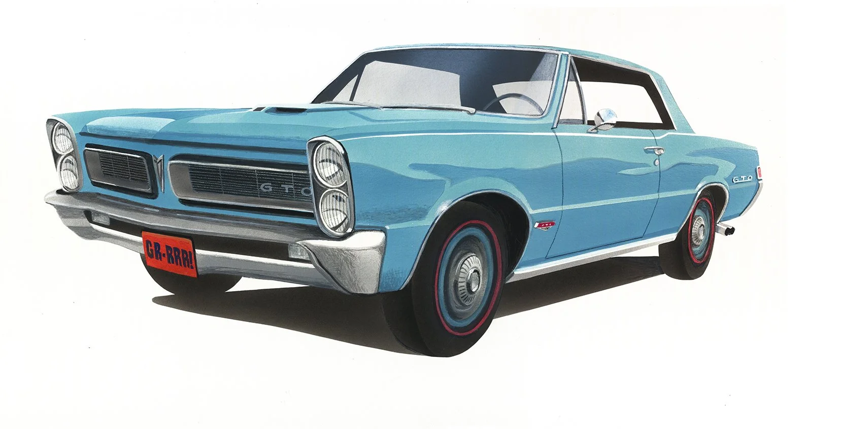 1965 Pontiac GTO Hardtop Digital Roughs — Norb Lisinski