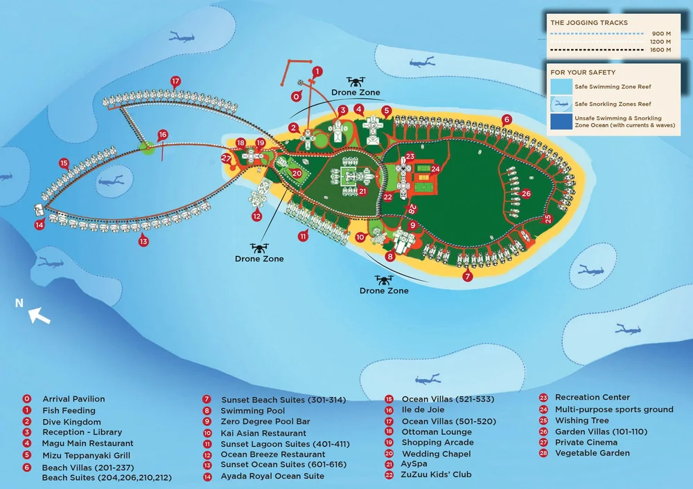 Resort Map — Ayada Maldives - Official Website