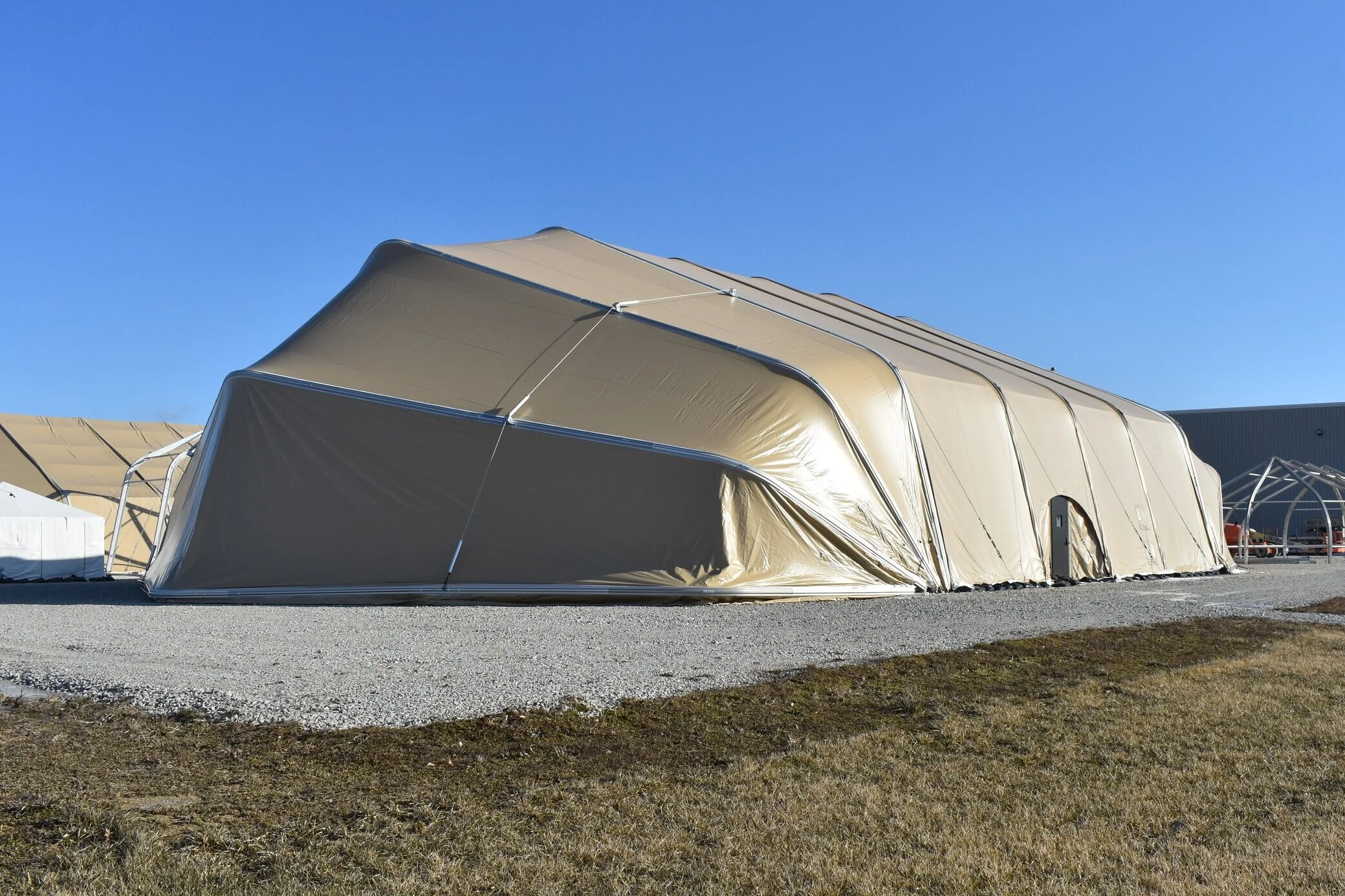 LAMS - Large Area Maintenance Shelter — Celina Military Shelters