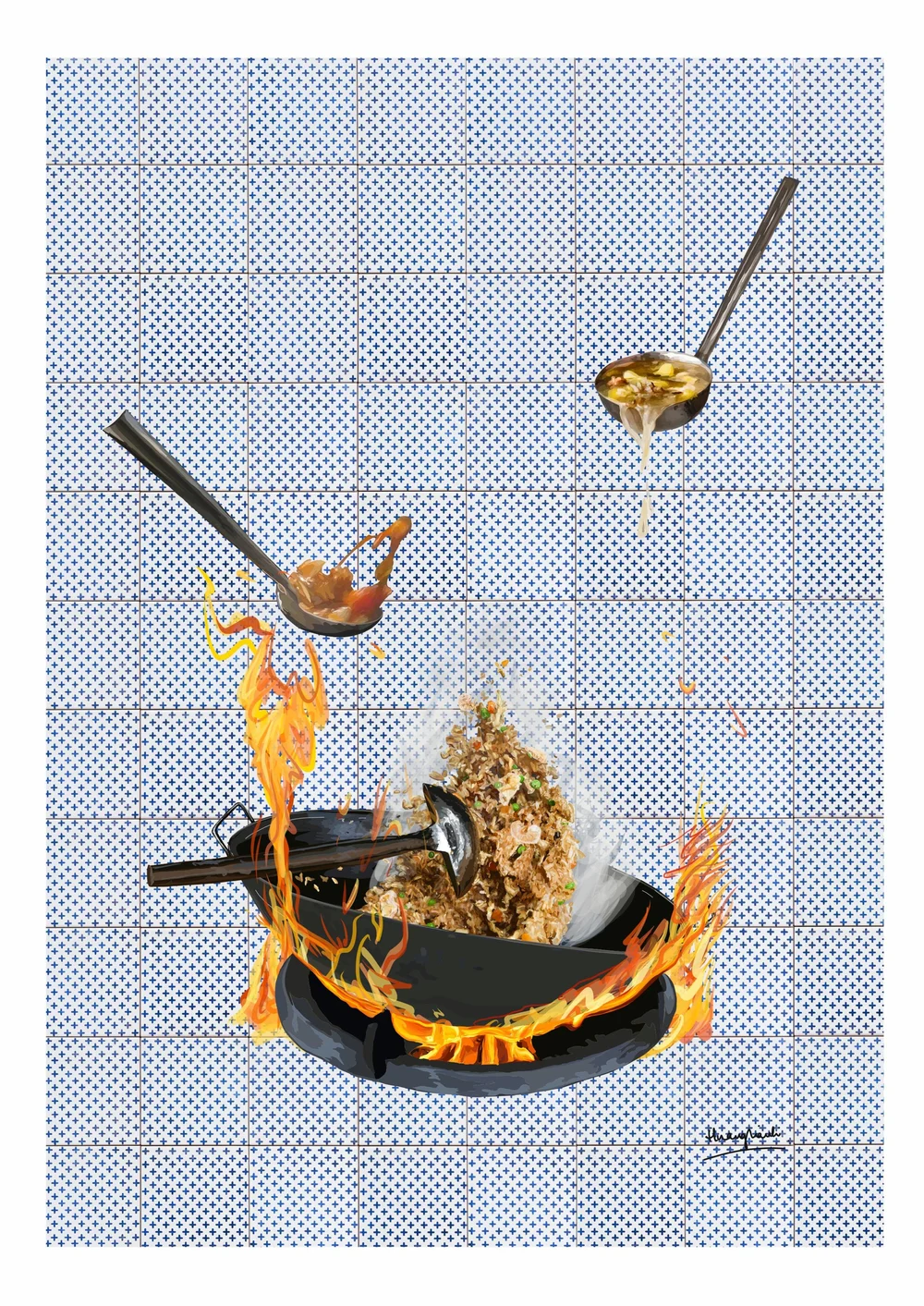 #ChineseFoodiesofIG100 exhibition — Celestial Peach