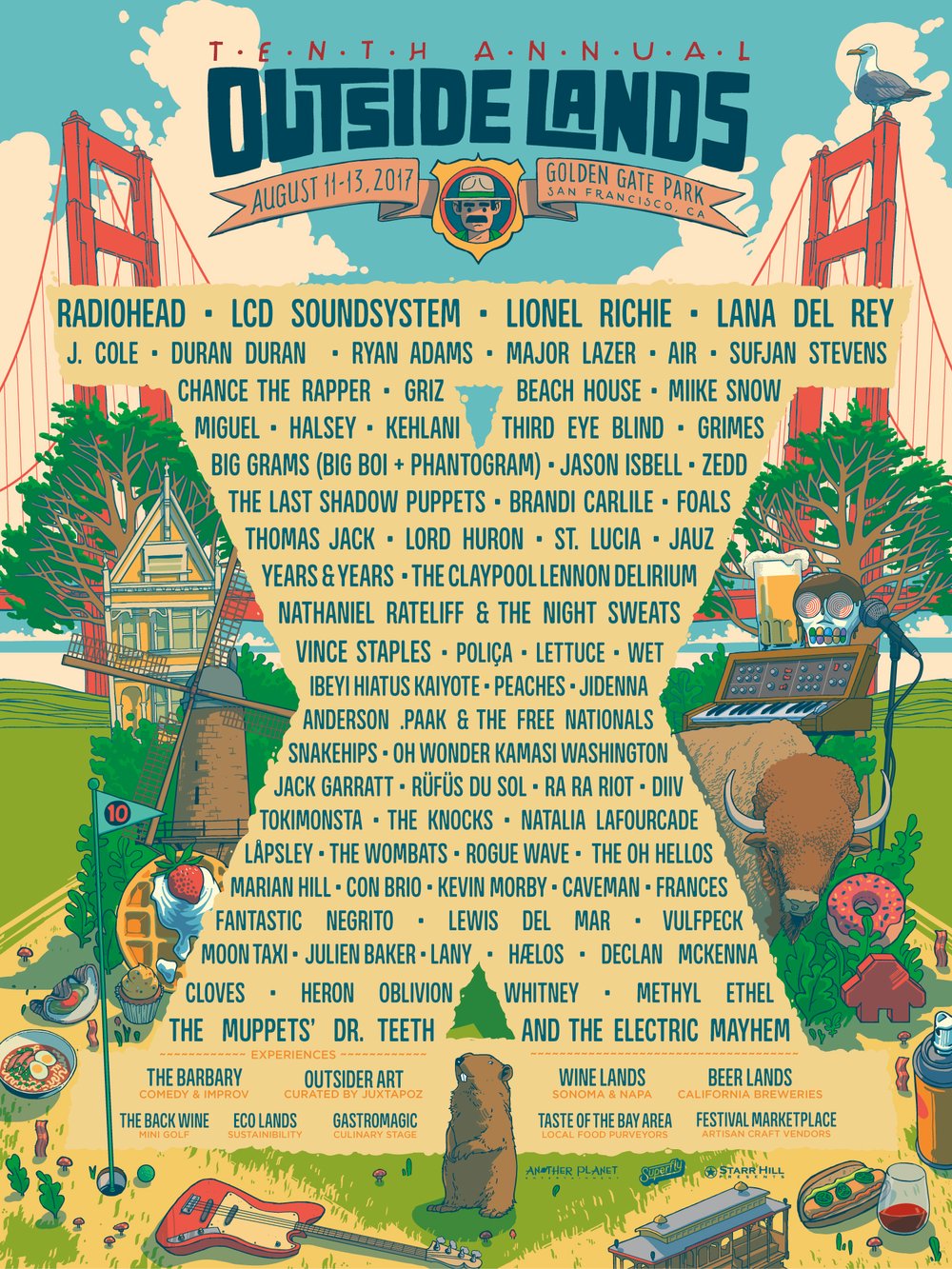 Outside Lands — Rich Kelly Illustration