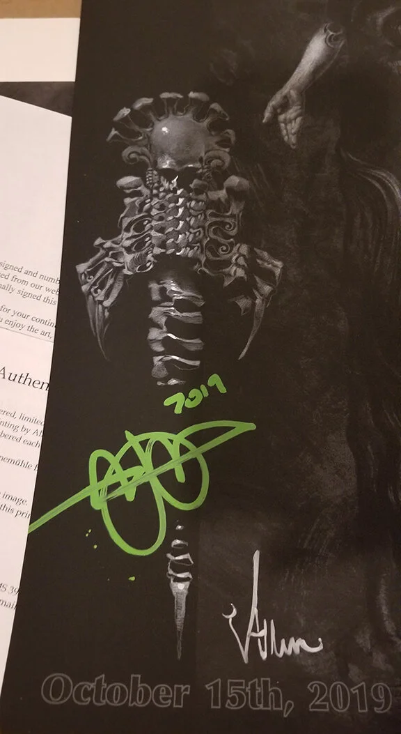 TOOL Denver Concert Band Signed Poster-Sarcophagus III — Allen Williams ...