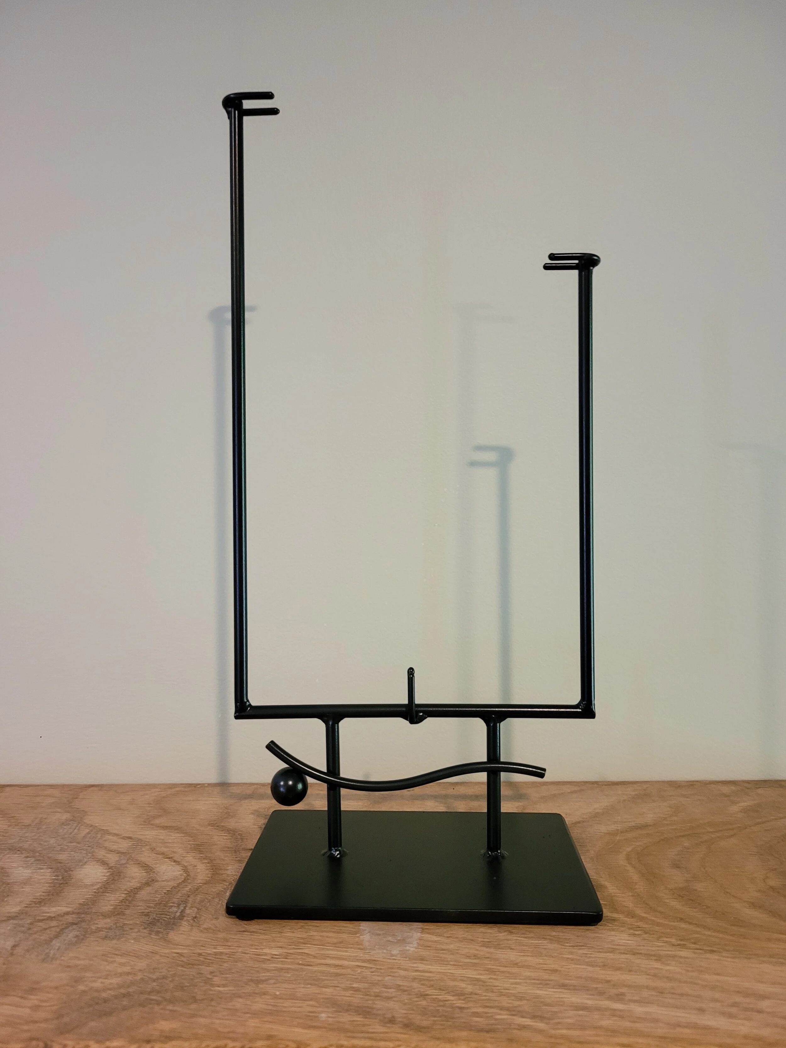 rectangular swoop stand w/ball — dave hardell