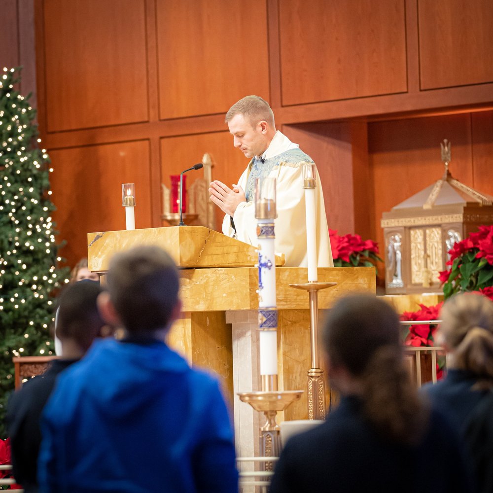 School Mass — Holy Cross Church