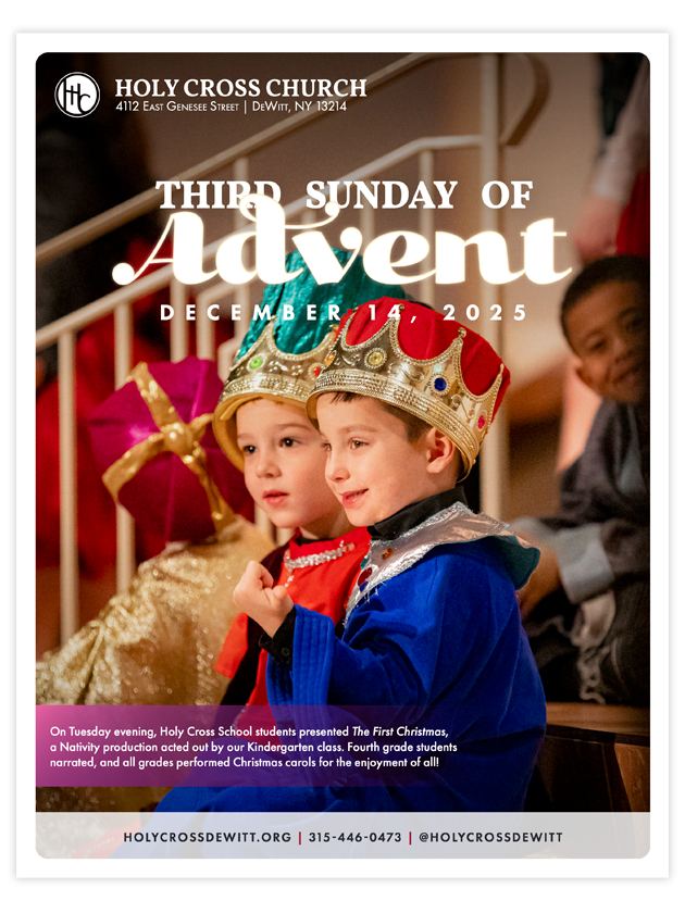 Bulletins 2025 — Holy Cross Church