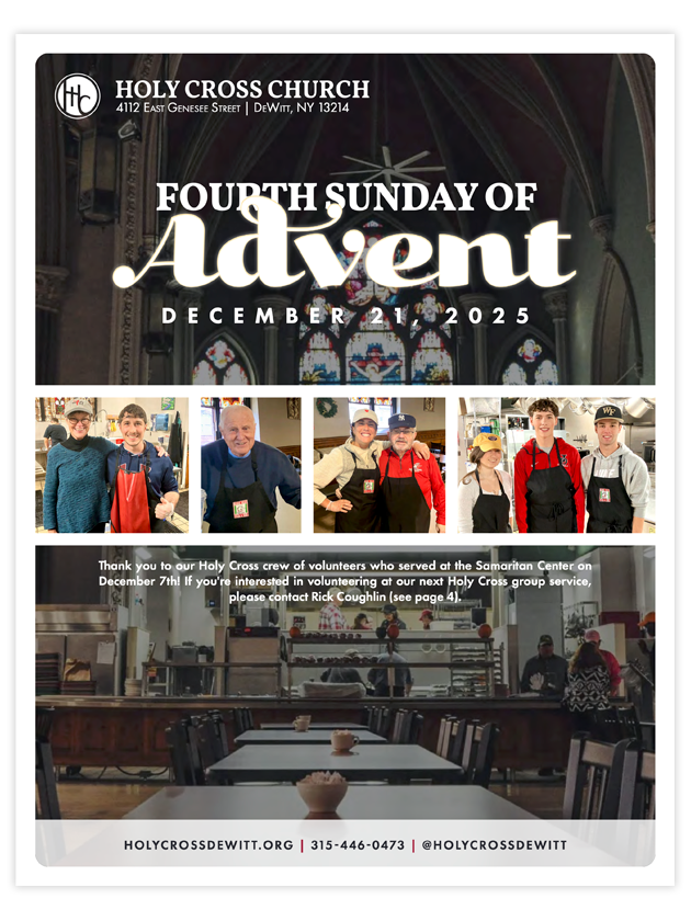 Bulletins 2025 — Holy Cross Church
