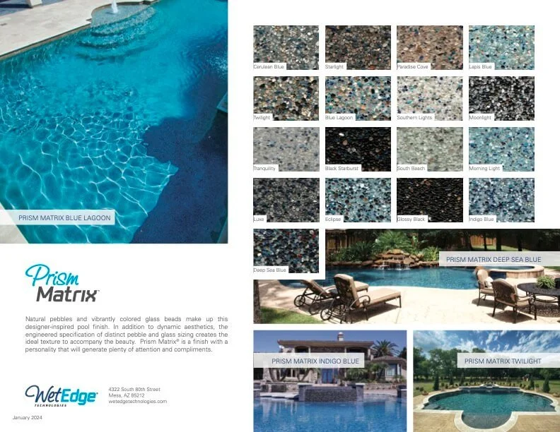 Color Selections — Signature Pools & Spa Inc
