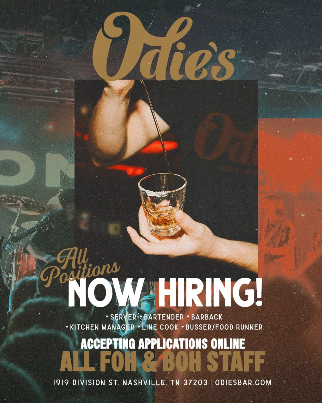 Odie's - Coming Soon - Nashville, TN — Good Time Design - Hospitality ...