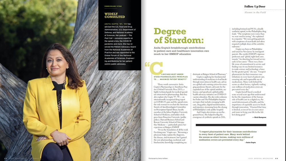 Meet Dr. Anita Gupta | Hopkins Physician, PharmD, Policy