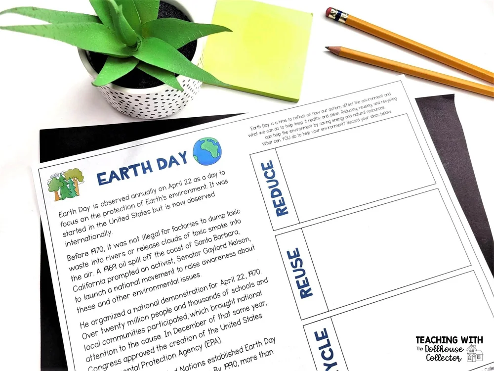 The History of Earth Day — Teaching With The Dollhouse Collector ...