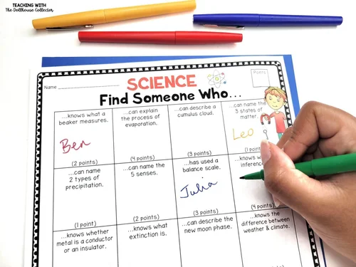 Back to School Icebreaker Activities for the Upper Elementary Classroom ...