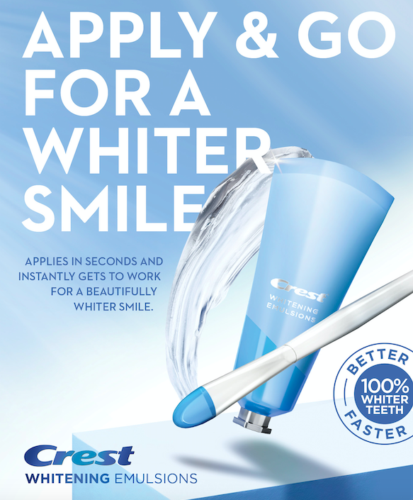 Crest Whitening Emulsions — Katie Redmond