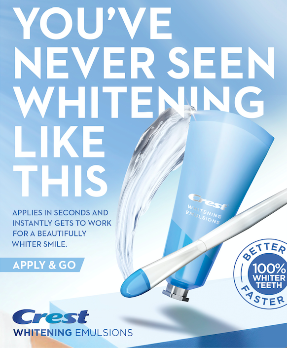 Crest Whitening Emulsions — Katie Redmond