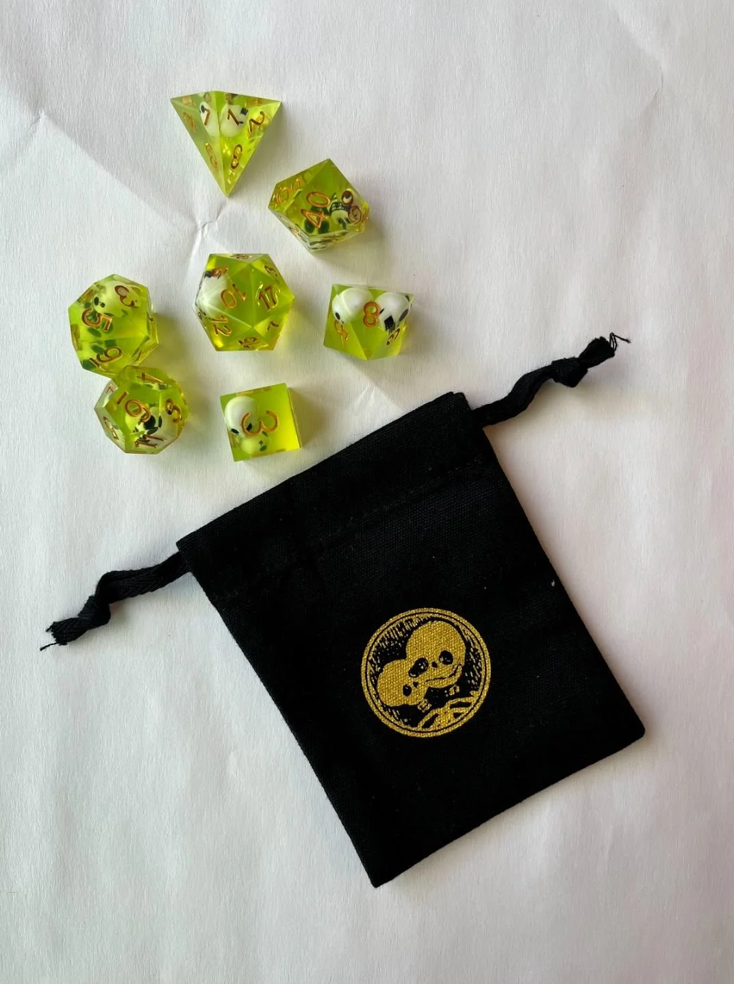 Rainbow Metal Dice Set — weird works