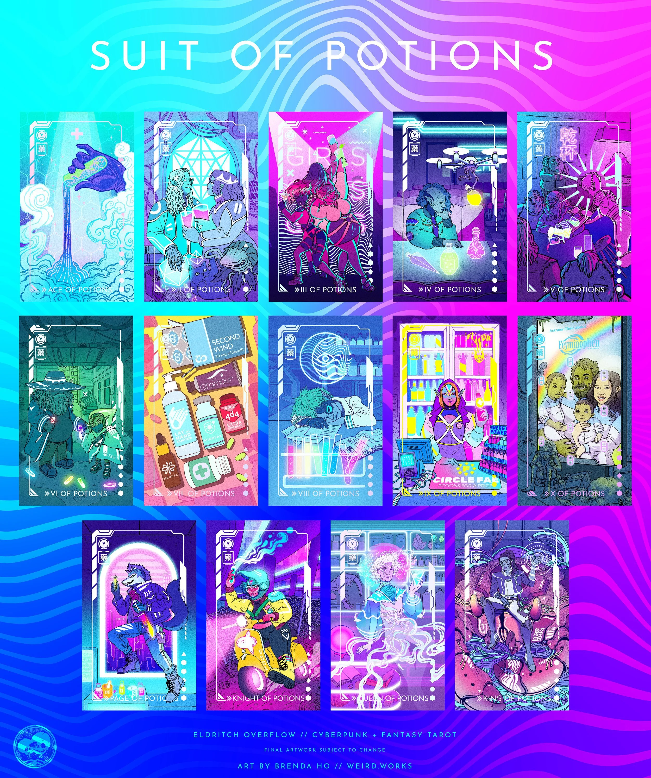 Eldritch Overload Tarot Deck — weird works