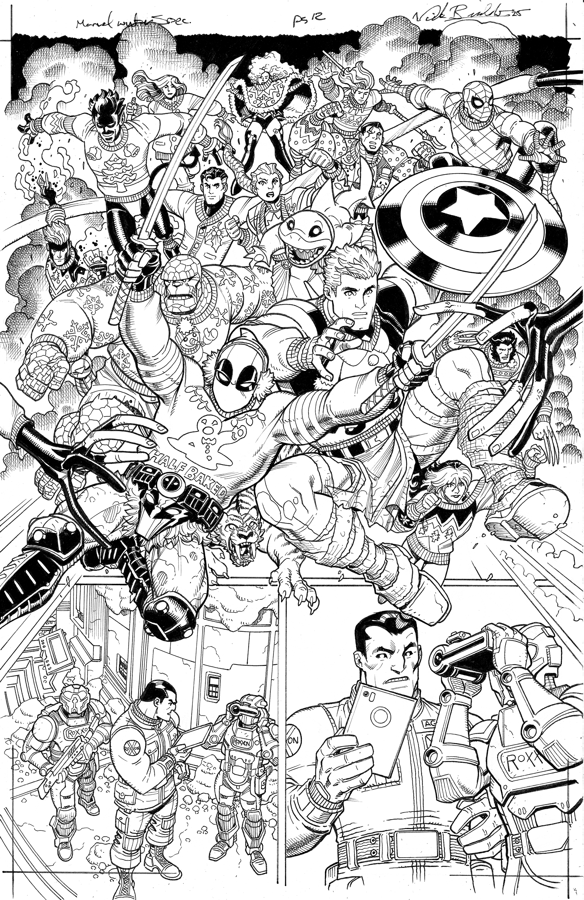 Marvel Winter Break Special #1 - Page #12 — ART BY CANUCKS