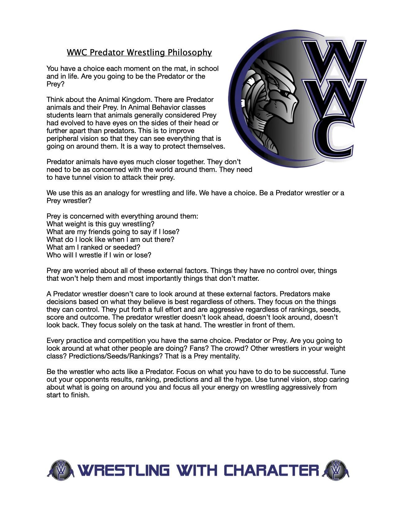 Team Store - Now Open — WRESTLING WITH CHARACTER Year Round Youth Wrestling