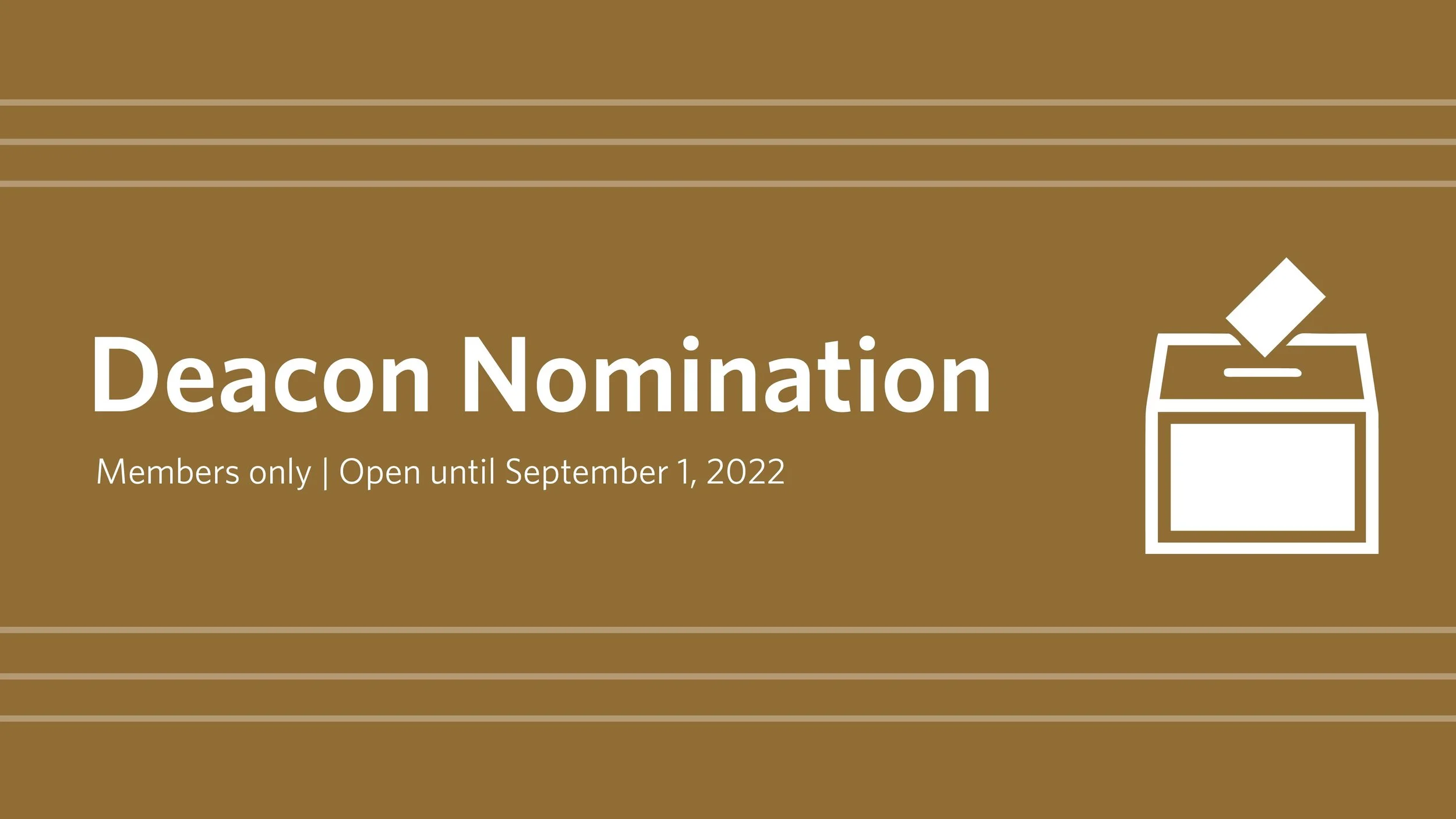 Vinewood 2022 Deacon Nominations — Vinewood CFC