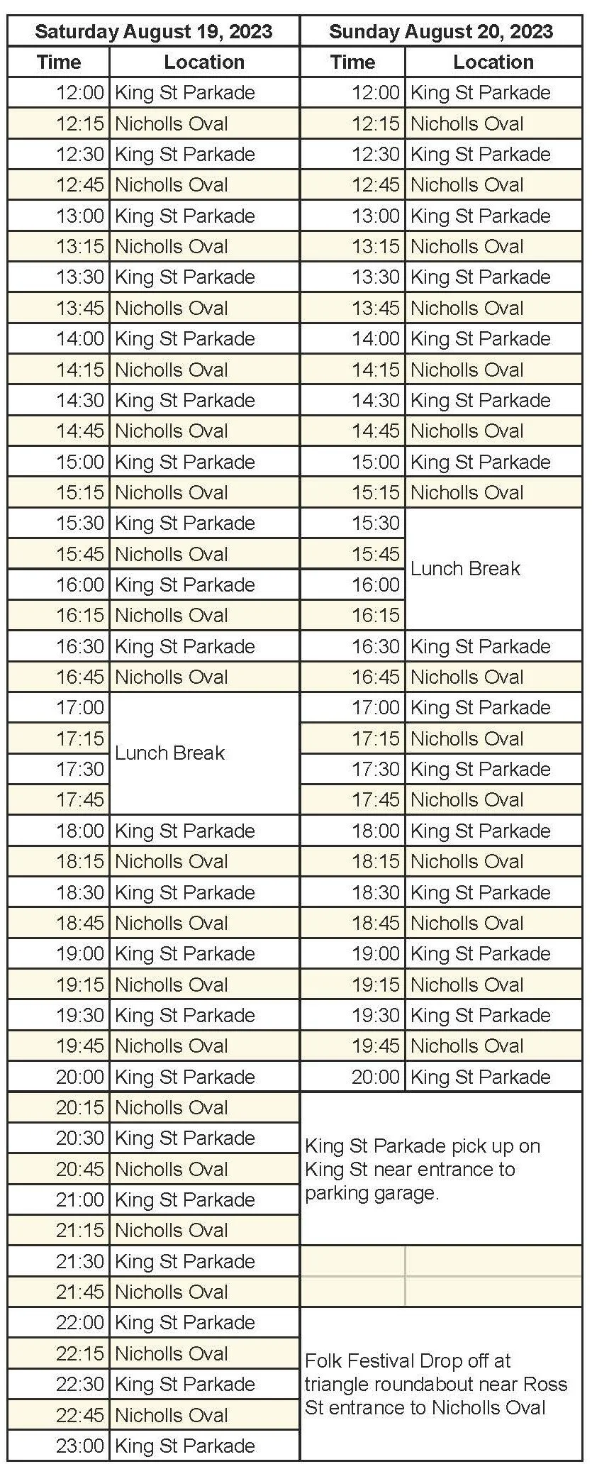2023 Shuttle Schedule Peterborough Folk Festival 2023-shuttle-schedule-peterborough-folk-festival