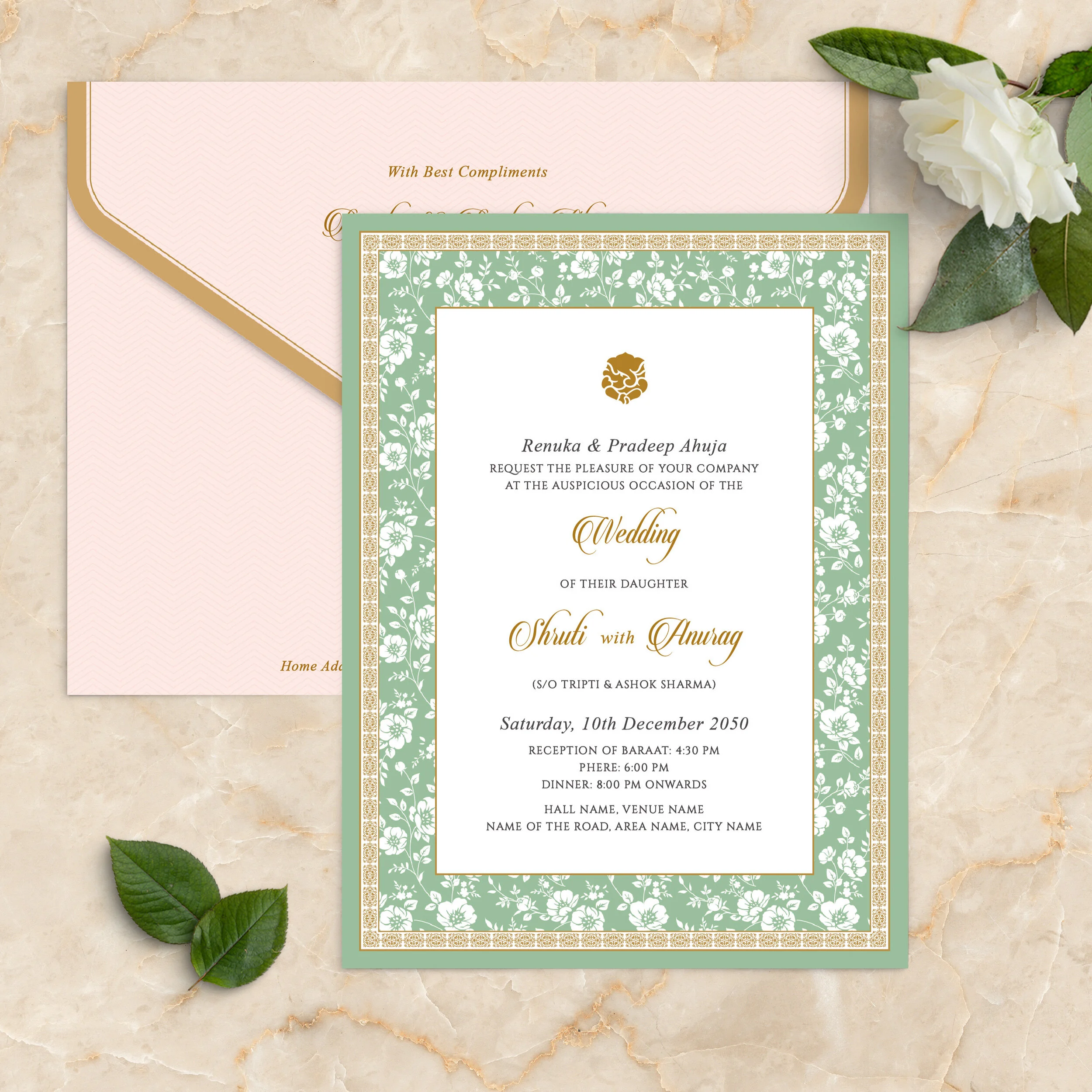 Rohan & Aparna Invitations