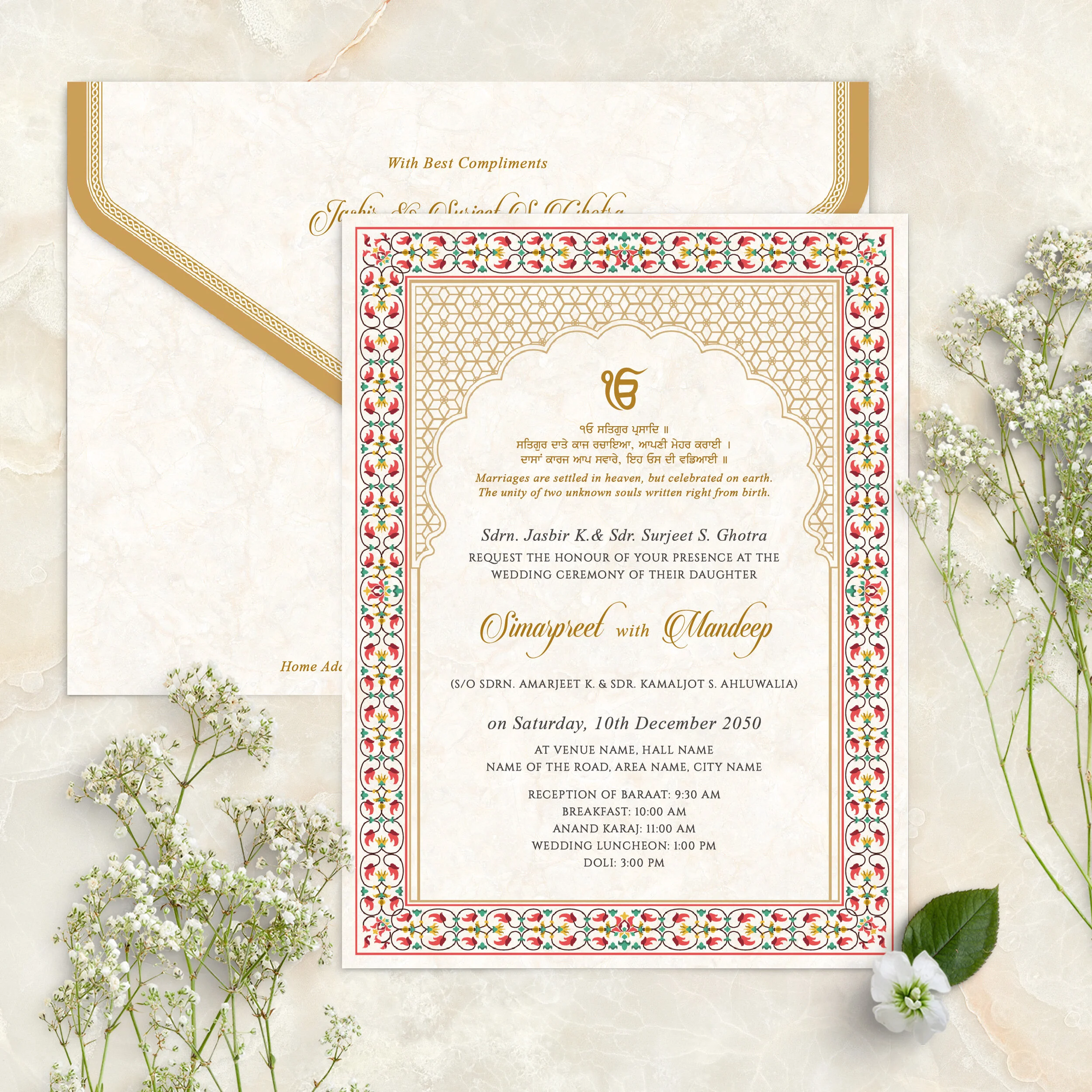 Rohan & Aparna Invitations