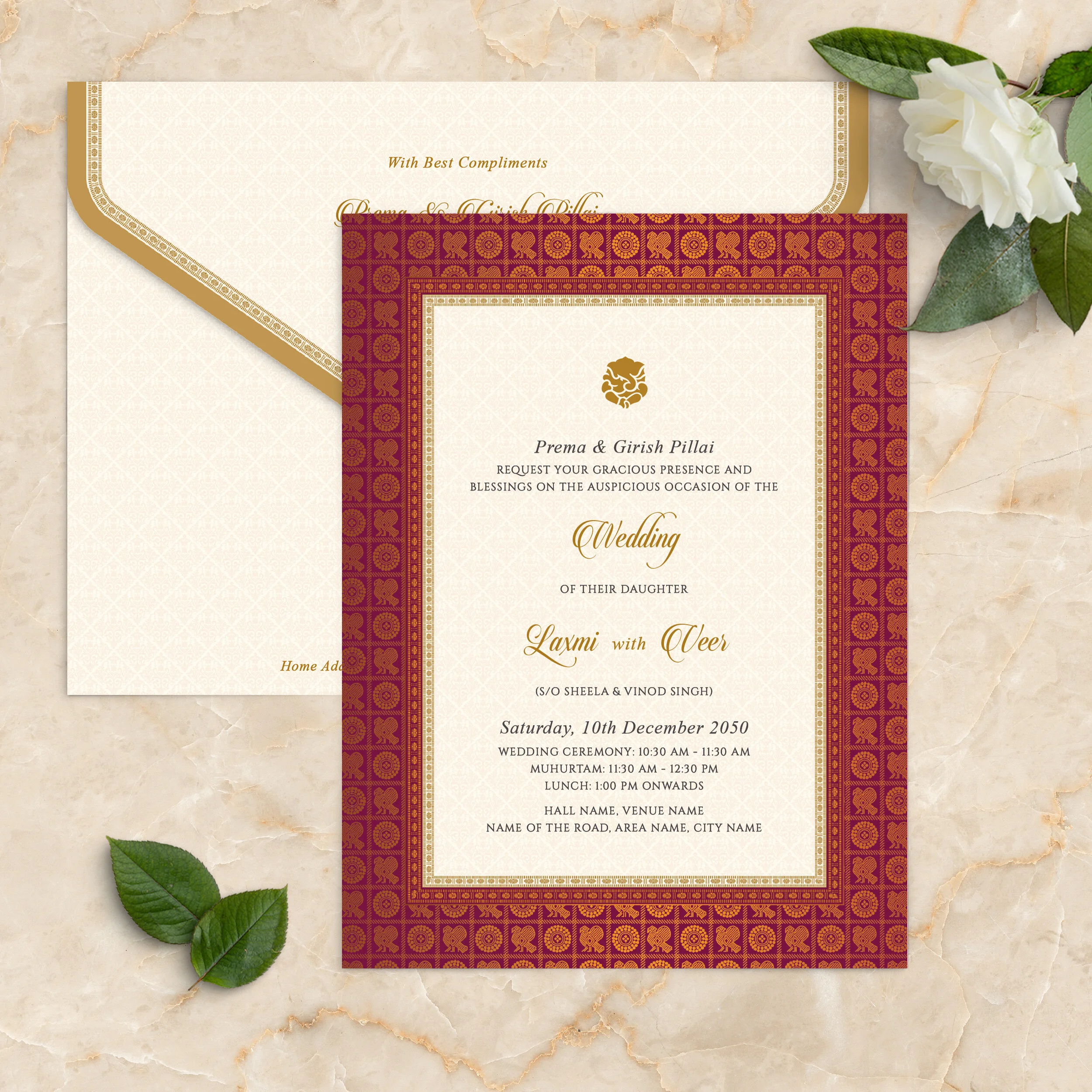 Rohan & Aparna Invitations