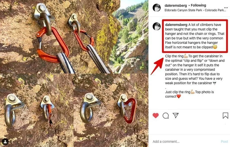 Horizontal hangers - clip the ring, not the hanger — Alpinesavvy
