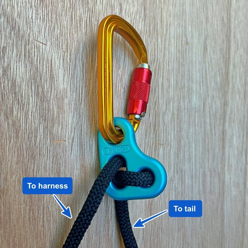 DIY tether with the Kong Slyde — Alpinesavvy