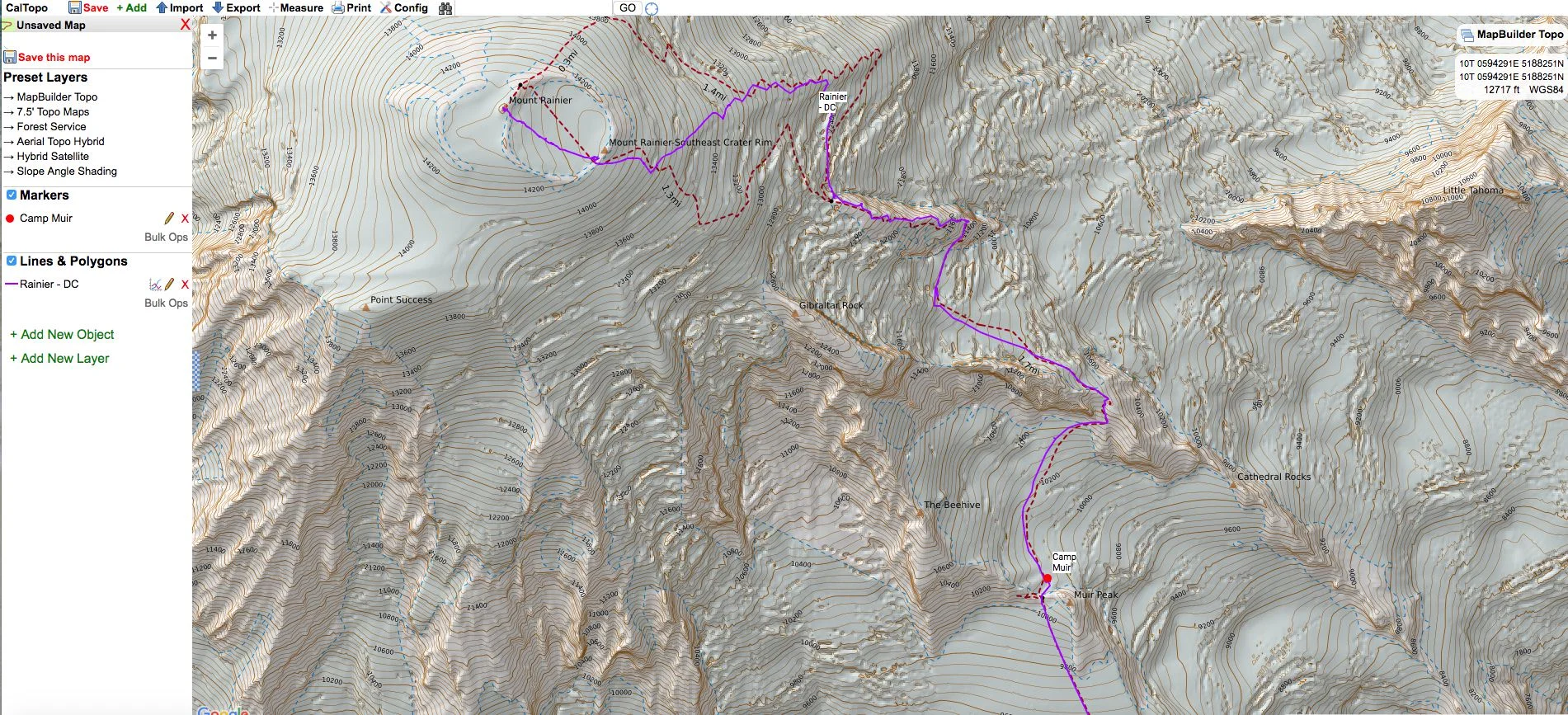GPS tracks for major NW climbing routes | Explore & Climb Today ...