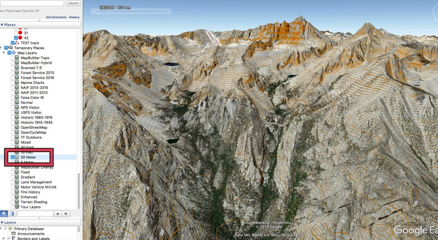 Use CalTopo layers in Google Earth — Alpinesavvy