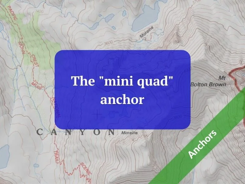 Anchors — Alpine Savvy