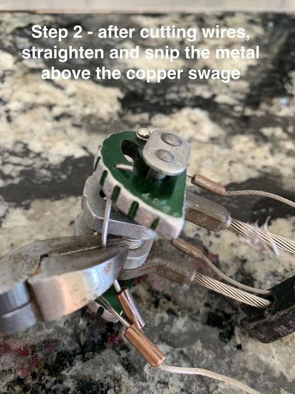 Repair a cam with trimmer line - tutorial — Alpinesavvy
