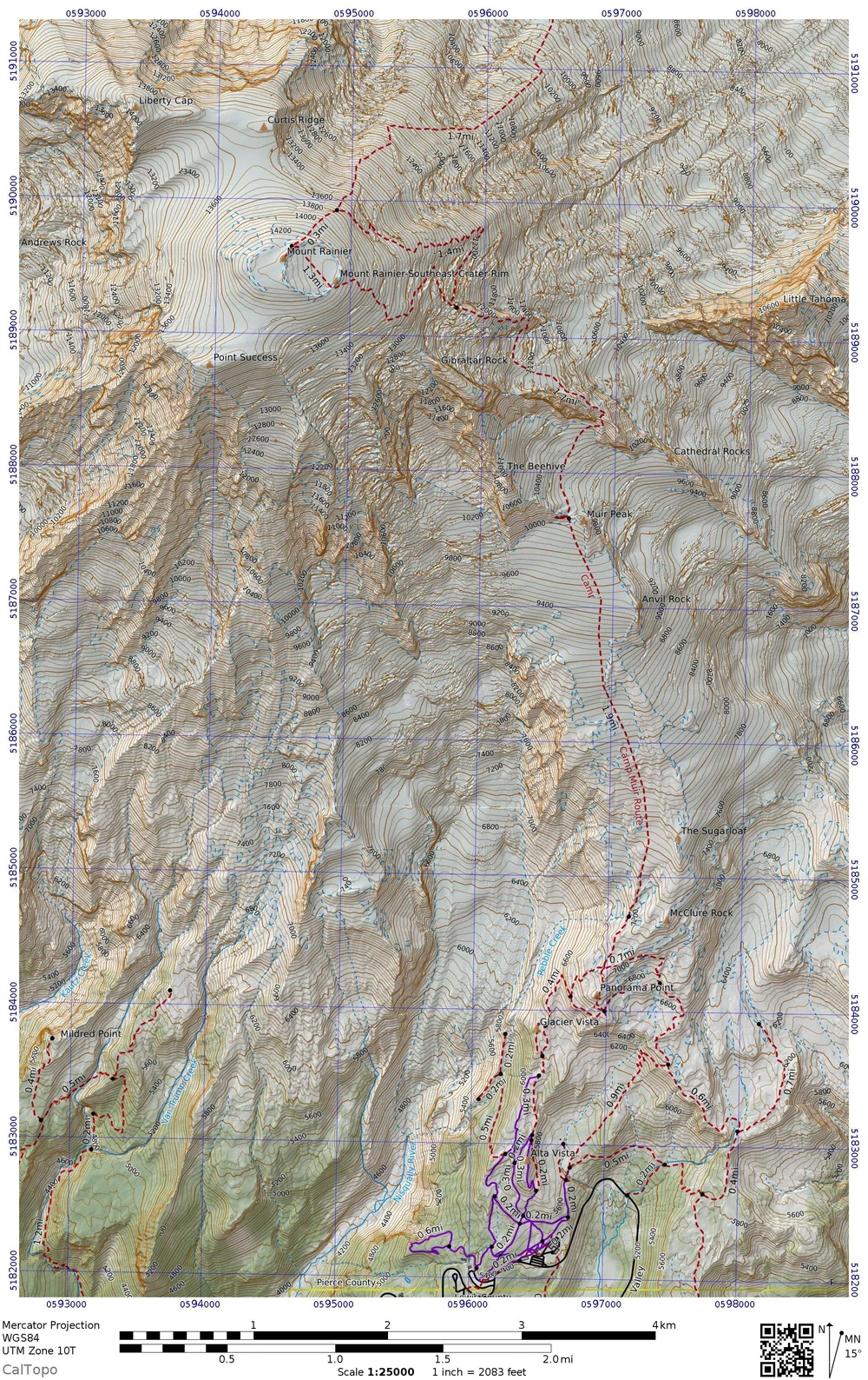 Printing backcountry maps in CalTopo — Alpinesavvy