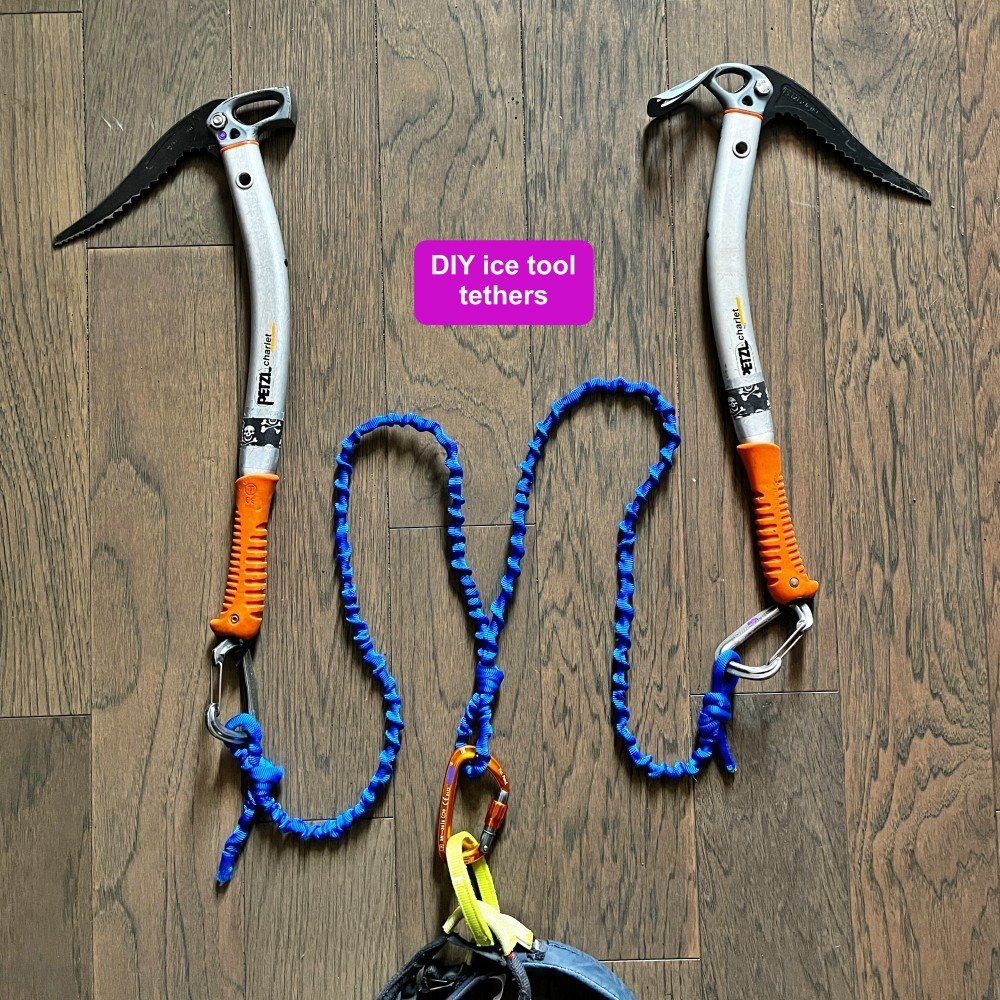 DIY - Ice tool tethers — Alpinesavvy