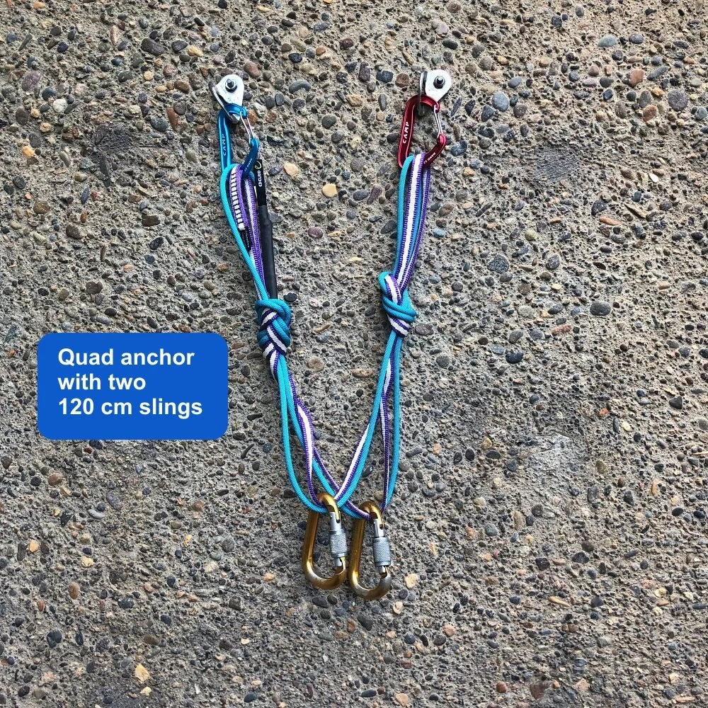 The quad anchor — Alpinesavvy The quad anchor — Alpinesavvy