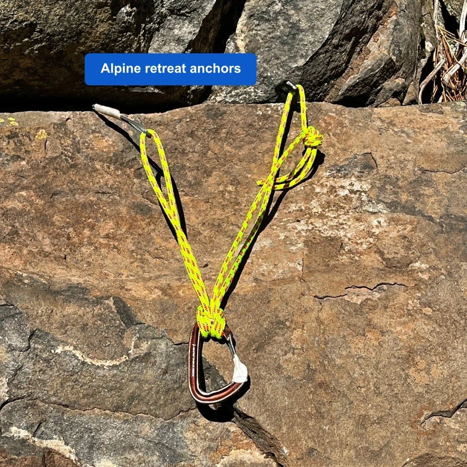 Alpine retreat anchors - Part 1 — Alpinesavvy