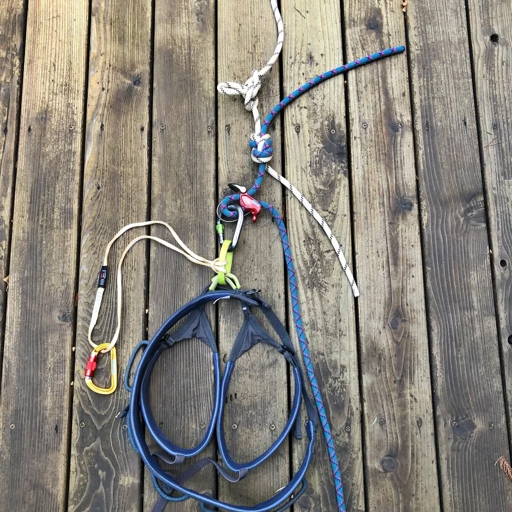 Easy way to pass the knot on a single rope rappel — Alpinesavvy