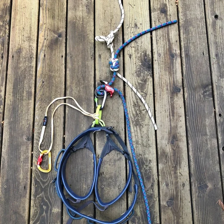Easy way to pass the knot on a single rope rappel — Alpinesavvy
